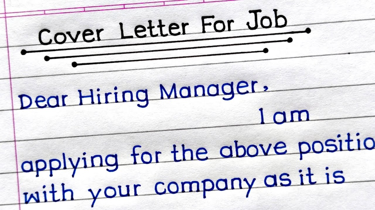 How to Write a Cover Letter for a Job – Top Nigerian Jobs